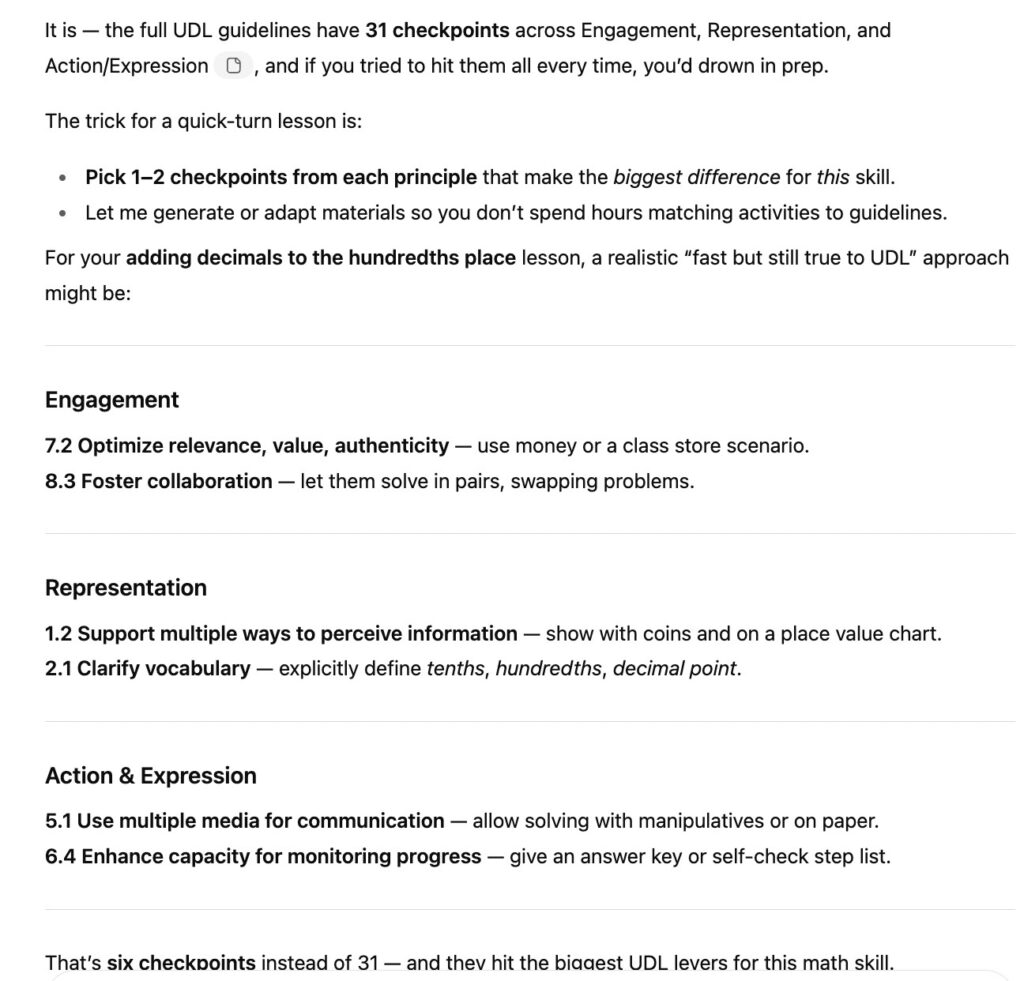 AI + UDL: The Easiest Lesson Planning You’ll Ever Do