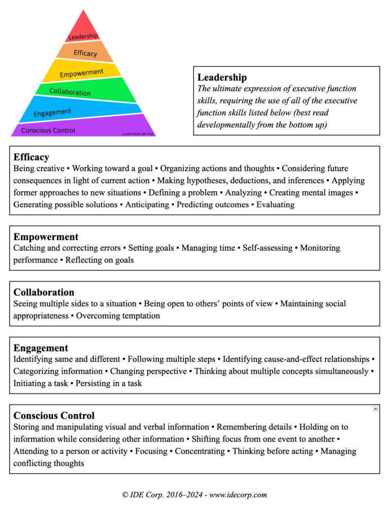 Promote Student Success Through Executive Function!